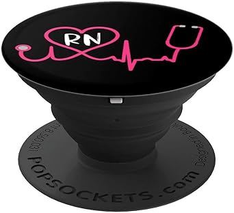Amazon.com: Nurse RN EKG Stethoscope Heart Cute Artistic Design ...