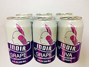 Amazon.com : India Grape Soda - Puerto Rico's Original Grape Soda - 12 ...
