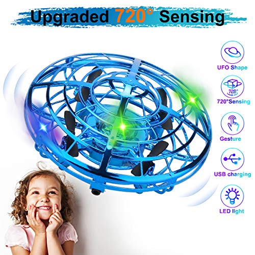 ToyFunngo Hand Operated Drone for Kids Adults,Flying Ball Drones Mini ...