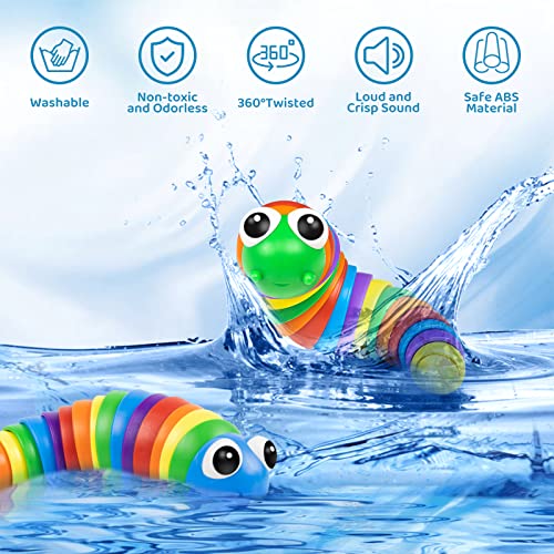 Supdex Sensory Fidget Toys, 2 Pack 3D Printed for Slug Fidget Autism ...