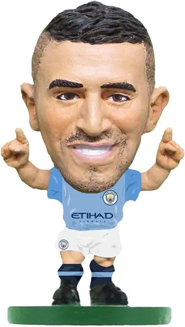 SoccerStarz SOC1324 Man City Riyad Mahrez-Home Kit (2019 Version ...