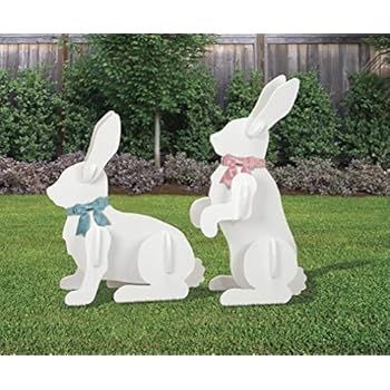Amazon.com : Large Yard Rabbits Easter Display : Garden & Outdoor
