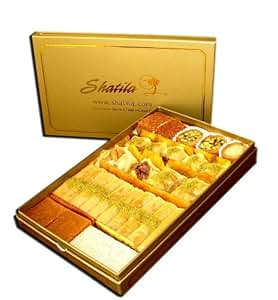 Amazon.com : Half Elegant Gold Box : Shatila Sweets : Grocery & Gourmet ...