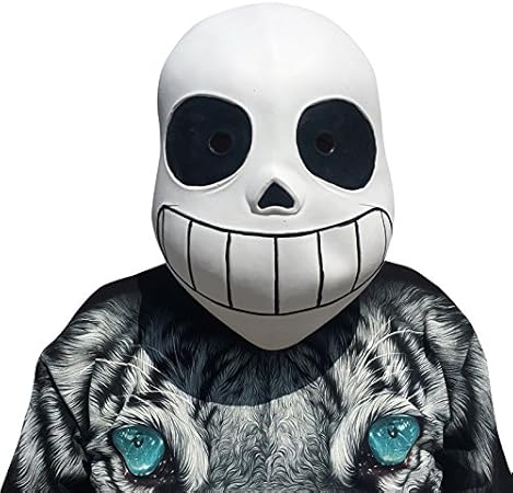 Undertale Sans Mask - Perfect for Carnival & Halloween - Adult Costume ...