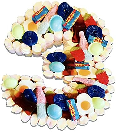 Candy Font 0-8 Number Cake Stencils,10Inch Arabic Numerals Cake Cutting ...