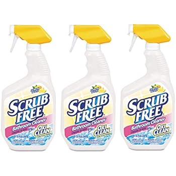 Amazon.com: Scrub Free Bathroom Cleaner with Oxi Clean, Lemon Scent, 32 ...