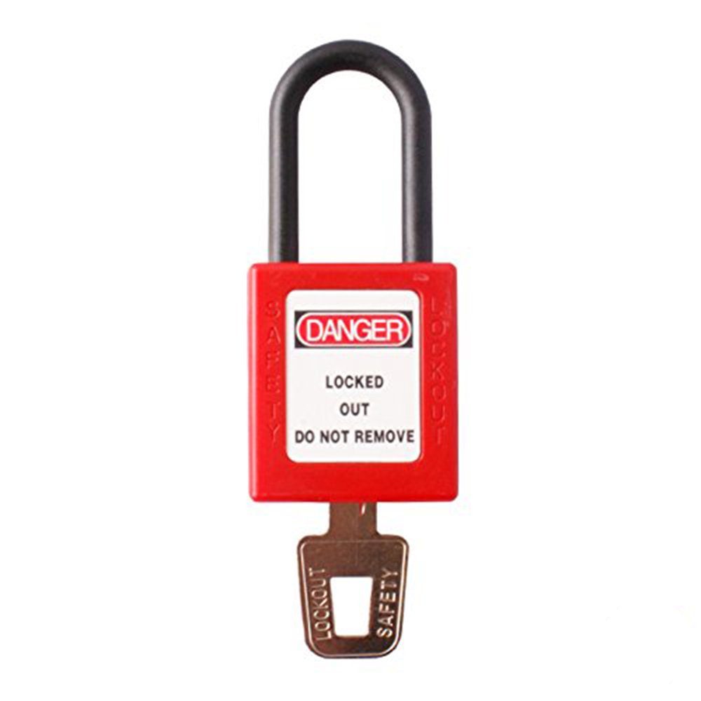 Leaderman Insulated Nylon 38mm Padlock MCB/RCD Consumer Unit Lock Out ...