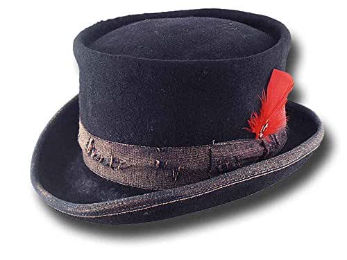 Amazon.com: Western Desert Rat Aged Top Hat Blue : Handmade Products