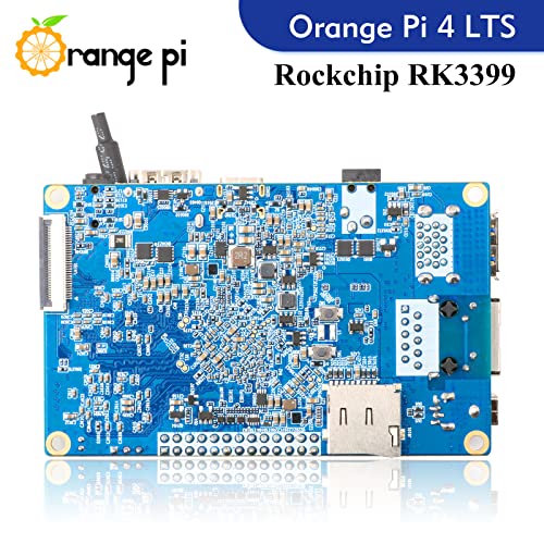 Orange Pi 4 LTS 4GB LPDDR4 Rockchip RK3399 Six Core 64 Bit Single Board Computer With 16GB EMMC ...