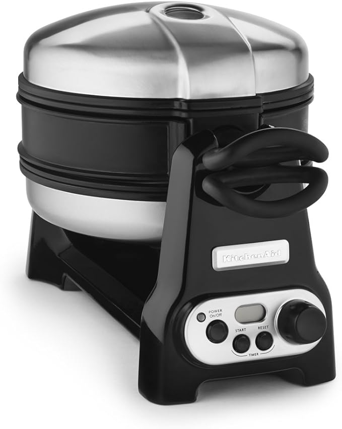 KitchenAid KWB110OB Waffle Baker with CeramaShield Nonstick Coating ...
