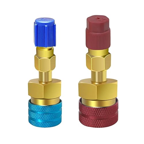smilfuy R1234YF Quick Couplers Kit, R1234YF to R134A Quick Coupler ...