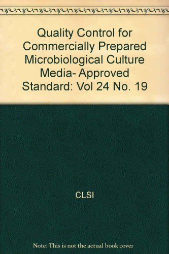 Quality Control for Commercially Prepared Microbiological Culture Media ...