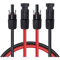 Renogy AK-20FT-10 10AWG Adaptor Kit Solar Cable PV with MC4 Female and ...
