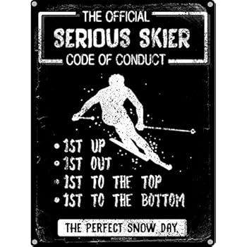Amazon.com: Snowboard Sign MADE IN USA! 8"x12" All Weather Metal Rustic ...