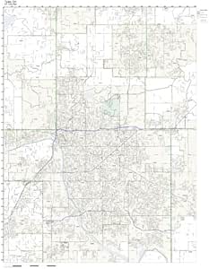 ZIP Code Wall Map of Tulsa, OK ZIP Code Map Not Laminated : Amazon.ca ...