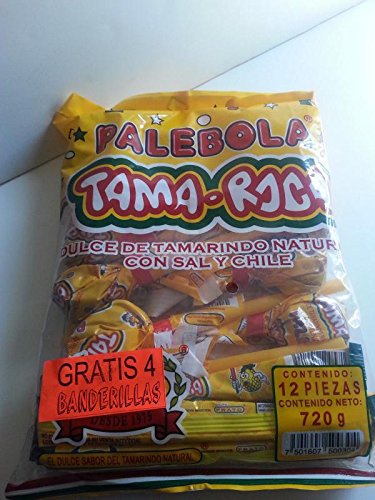 TAMA-ROCA ( Palebola - Tamarind Lollipops with salt and chili - Mexican ...