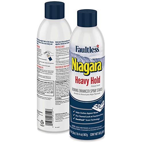 Niagara Heavy Spray Starch Plus Durafresh, Professional Finish, 20 Oz ...