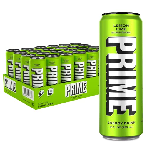 PRIME Energy LEMON LIME | Zero Sugar Energy Drink | Preworkout Energy ...