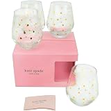 Amazon.com | Kate Spade New York Larabee Dot Crystal Decanter, Non ...