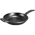 Amazon.com: Lodge BOLD 10 Inch Seasoned Cast Iron Skillet; Design ...