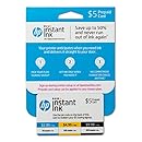 Amazon.com: HP Instant Ink 5 dollar Prepaid Card, use to enroll in 50 ...