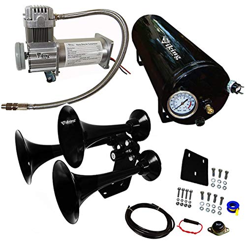 Viair Air Compressor Viking Horns 150 PSI Air Compressor - Heavy-Duty ...