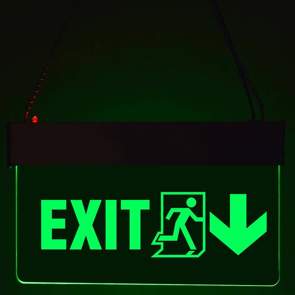 SIGNAGESHOP LED EXIT Sign Board Size 12 Inch X 6 Inch Amazon in SIGNAGESHOP LED EXIT Sign Board Size 12 Inch X 6 Inch Amazon in