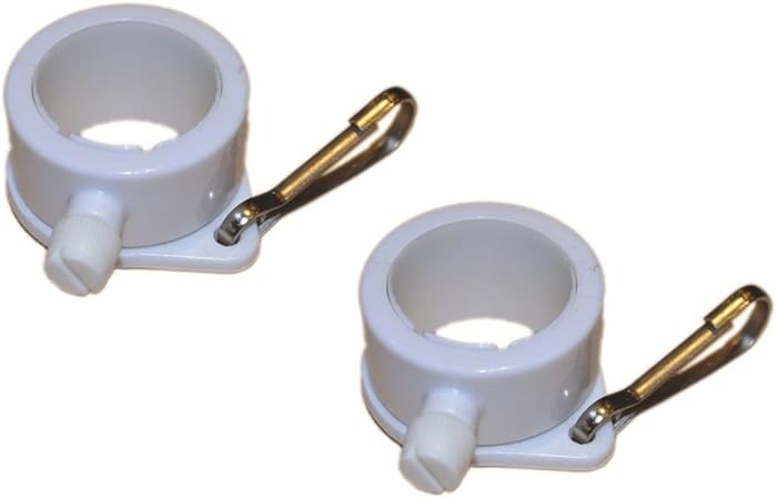 Amazon.com : Flagpole Mounting Rings - Rotating (Fits 1 in. Pole/2 ...