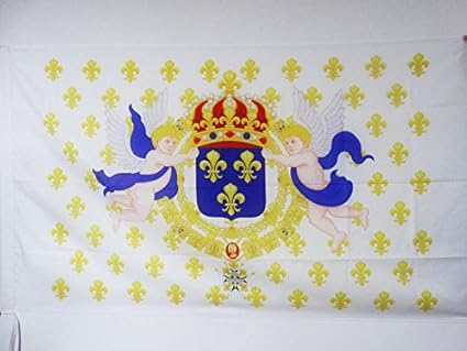 AZ FLAG Bandera del Rey DE Francia Flor DE lis 90x60cm para Palo ...