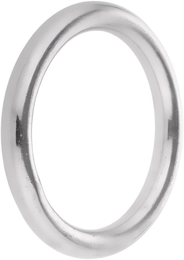 SM SunniMix Polished Metal O Rings Stainless Steel Rings - 40mm 50mm ...