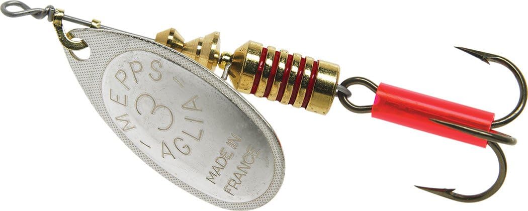 Mepps Aglia Spinner/Lure Sizes 0-4 Silver,Gold,Copper Colours Trout ...