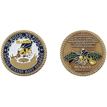 Amazon.com: U.S. Navy Seabees We Build We Fight Challenge Coin: Toys ...