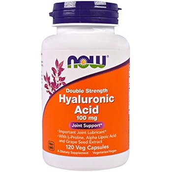 Amazon.com: Now Foods - Hyaluronic Acid 100 mg - 120 Veg Capsule (Pack ...