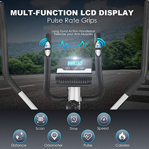 ANCHEER Elliptical Machine, Quiet & Smooth, Magnetic Elliptical Cross ...