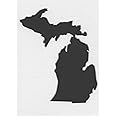 Amazon.com: Pack of 3 Michigan State Stencils Made from 4 Ply Mat Board ...