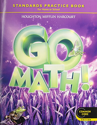 Go Math Student Practice Book For Home Or School Grade 3 Paperback 