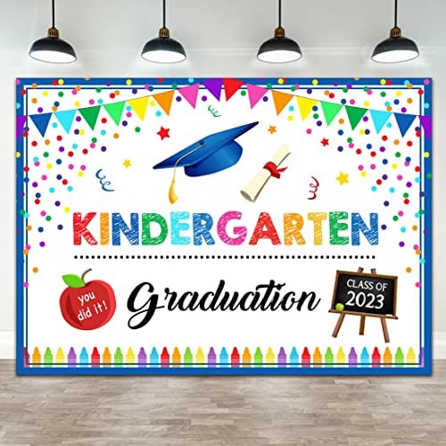 Lofaris 7x5ft Kindergarten Graduation Backdrop Colorful Class of 2021 ...