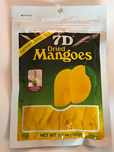 Buy 7D Dried Mangoes Naturally Delicious Fat Free Dried Mango Online at ...