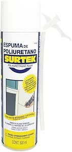 Surtek 113501 Espuma de Poliuretano Uso Industrial, 500 ml: Amazon.com.mx: Herramientas y ...