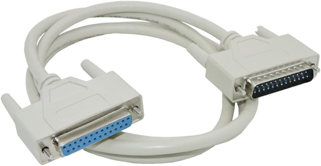 DB25 25 Pin Male to Female Serial Parallel Printer: Amazon.co.uk ...