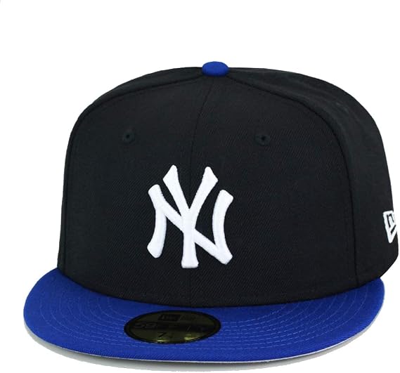 Amazon New Era 59fifty New York Yankees Fitted Hat Cap Black Royal Amazon New Era 59fifty New York Yankees Fitted Hat Cap Black Royal
