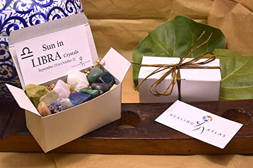 Amazon.com: LIBRA Zodiac Gemstone Kit Sun in Libra Crystals Kit Libra ...
