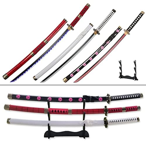 Roronoa Zoro 3 Piece Set Swords,Kitetsu,Shusui,Wado Ichimonji,Zoro Role ...