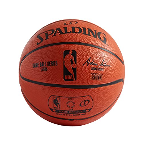 Spalding NBA Mini 2-Panel Basketball, Orange, Mini/Size 3/22-Inch ...