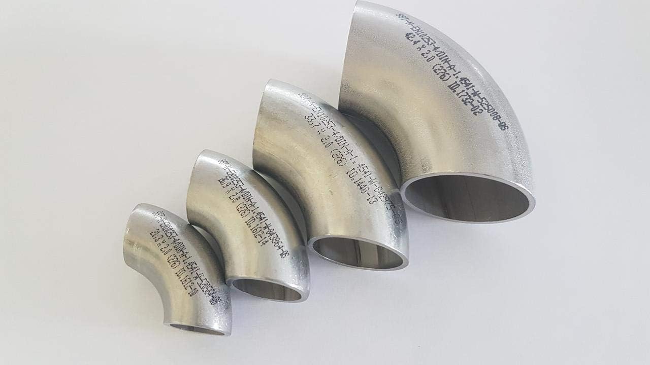 Edelstahl Rohrbogen, Schweißbogen, Krümmer 90° V4A (26,9 x 2,0mm): Amazon.de: Baumarkt