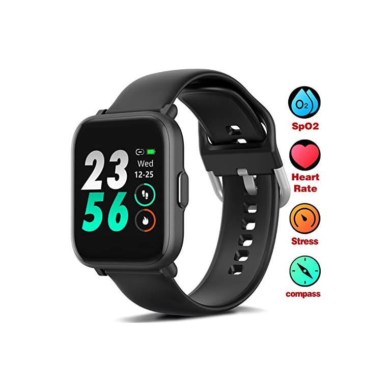 MorePro Fitness Activity Tracker Heart Rate Blood Pressure Monitor ...