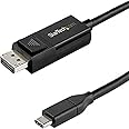 Amazon.com: StarTech.com 3ft (1m) USB C to DisplayPort 1.4 Cable 8K ...