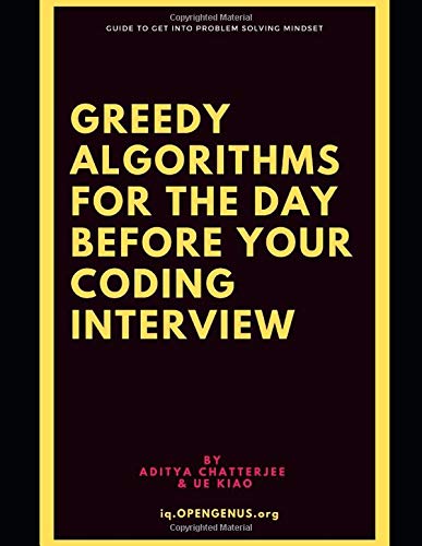 Greedy Algorithms for the day before your Coding Interview (Day before ...