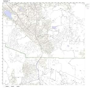 Amazon.com: Temecula, CA ZIP Code Map Laminated: Home & Kitchen