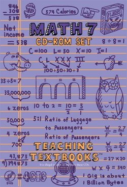 Math 7: Teaching Textbooks CD-ROM Set